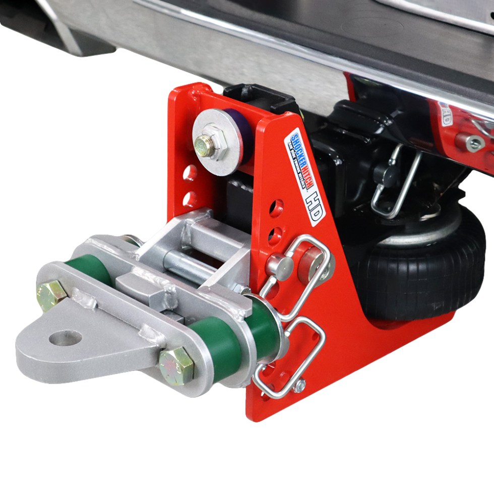 Shocker Air Hitch with Cushioned Drawbar Ball Mount