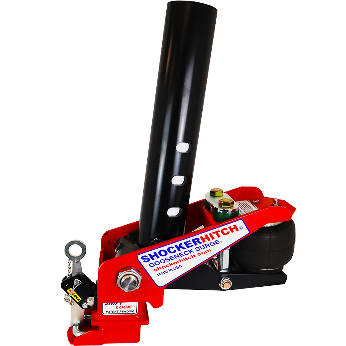 Shocker Gooseneck Air Hitch & Coupler for PJ Trailer