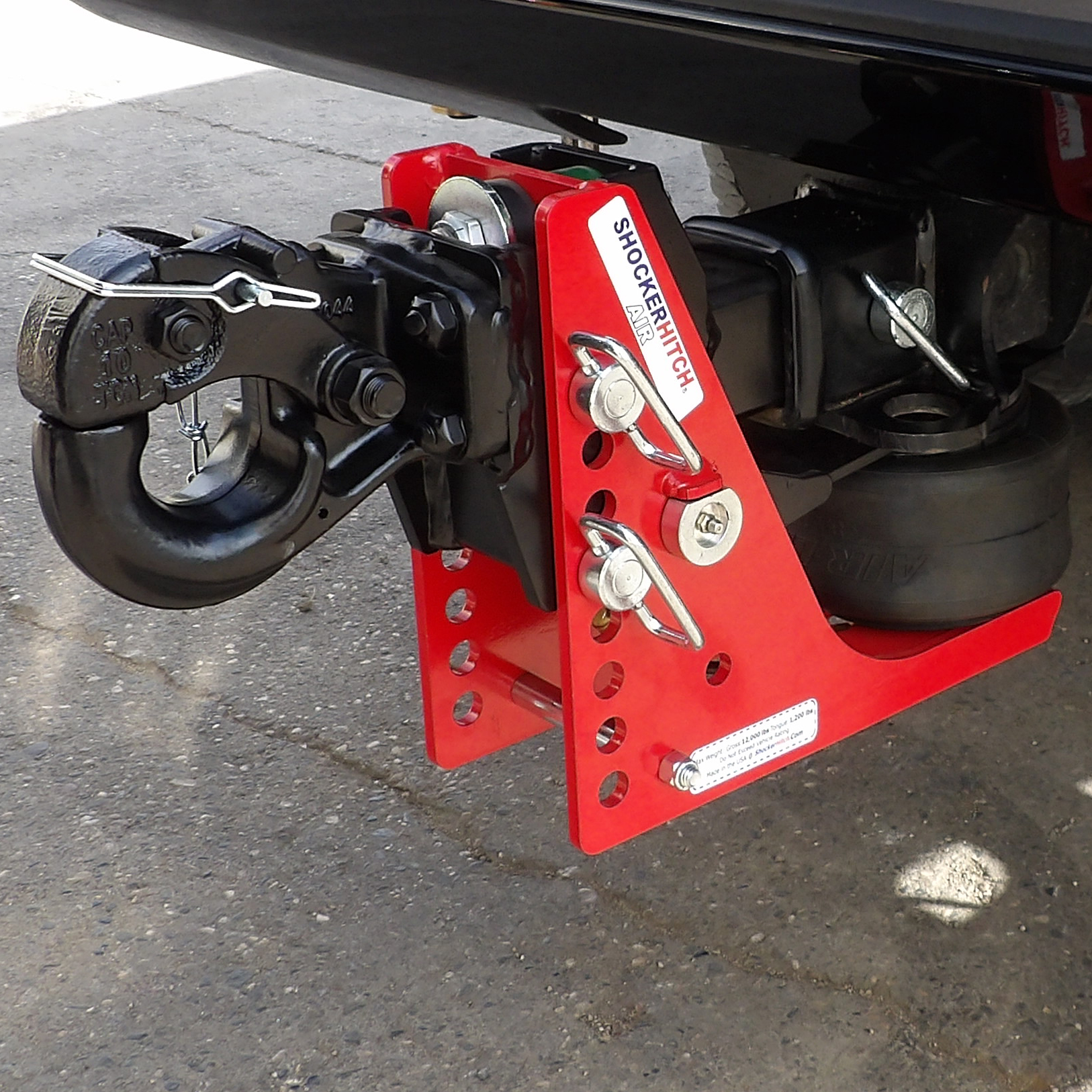 Shocker Air Pintle Hitch – Adjustable – Military Style Hitch