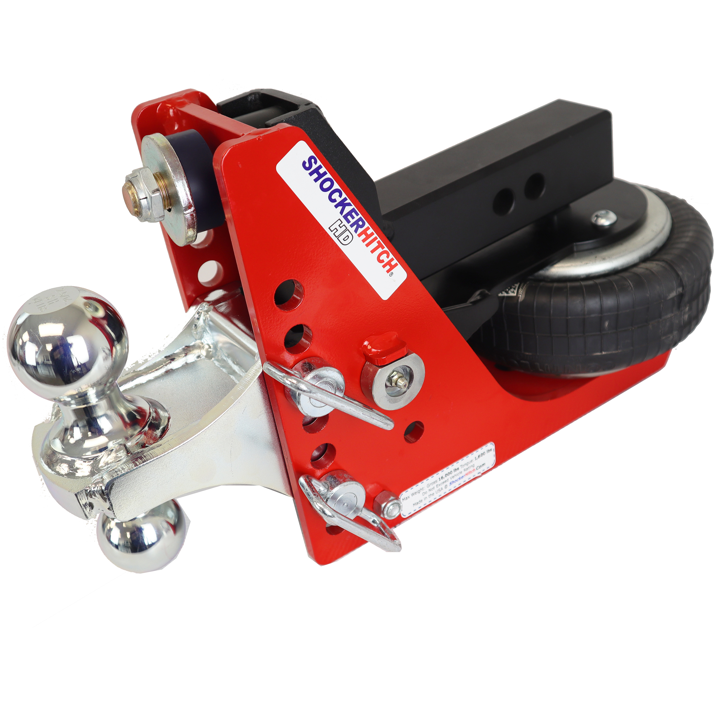 Shocker HD 20K Air Hitch with Combo Ball Mount