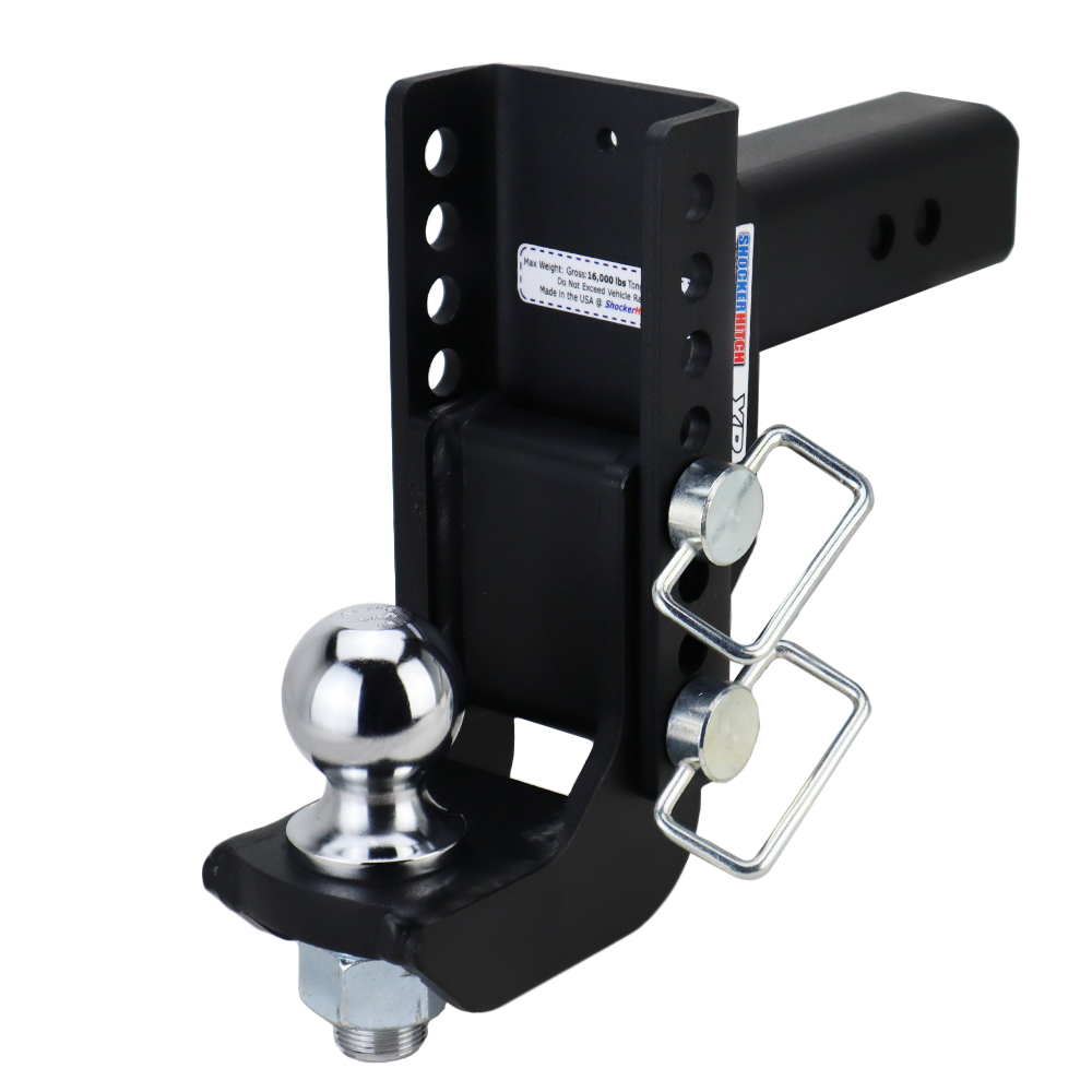 Shocker XR Drop Hitch with Adjustable Drop Ball Mount