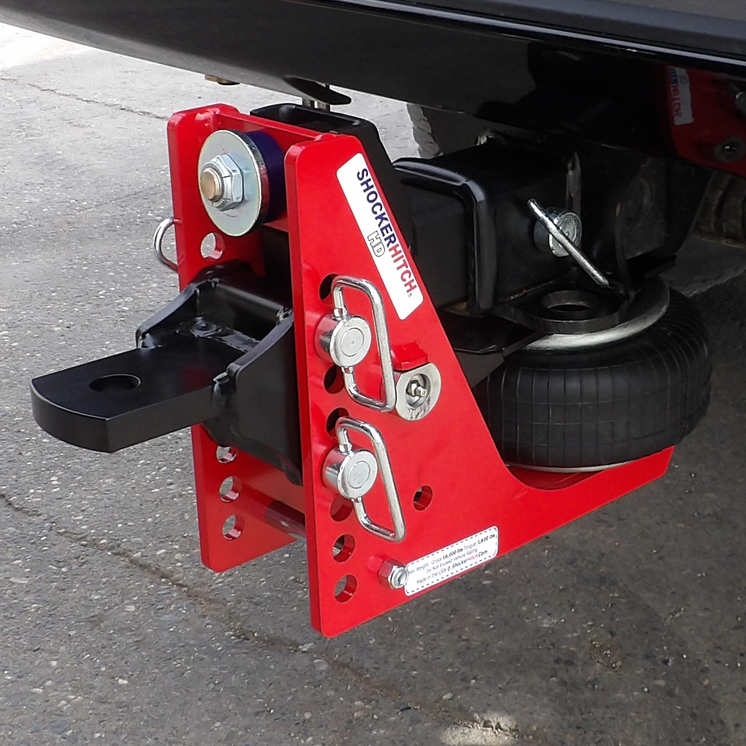 Shocker Air Hitch Combo Ball & Farm Mount Towing Kit