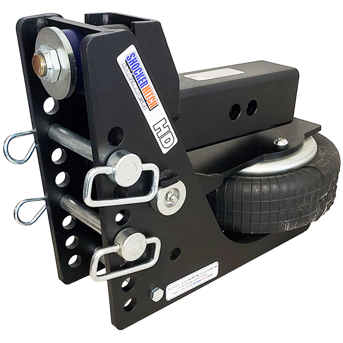 Shocker HD Max Black Air Hitch with Combo Ball