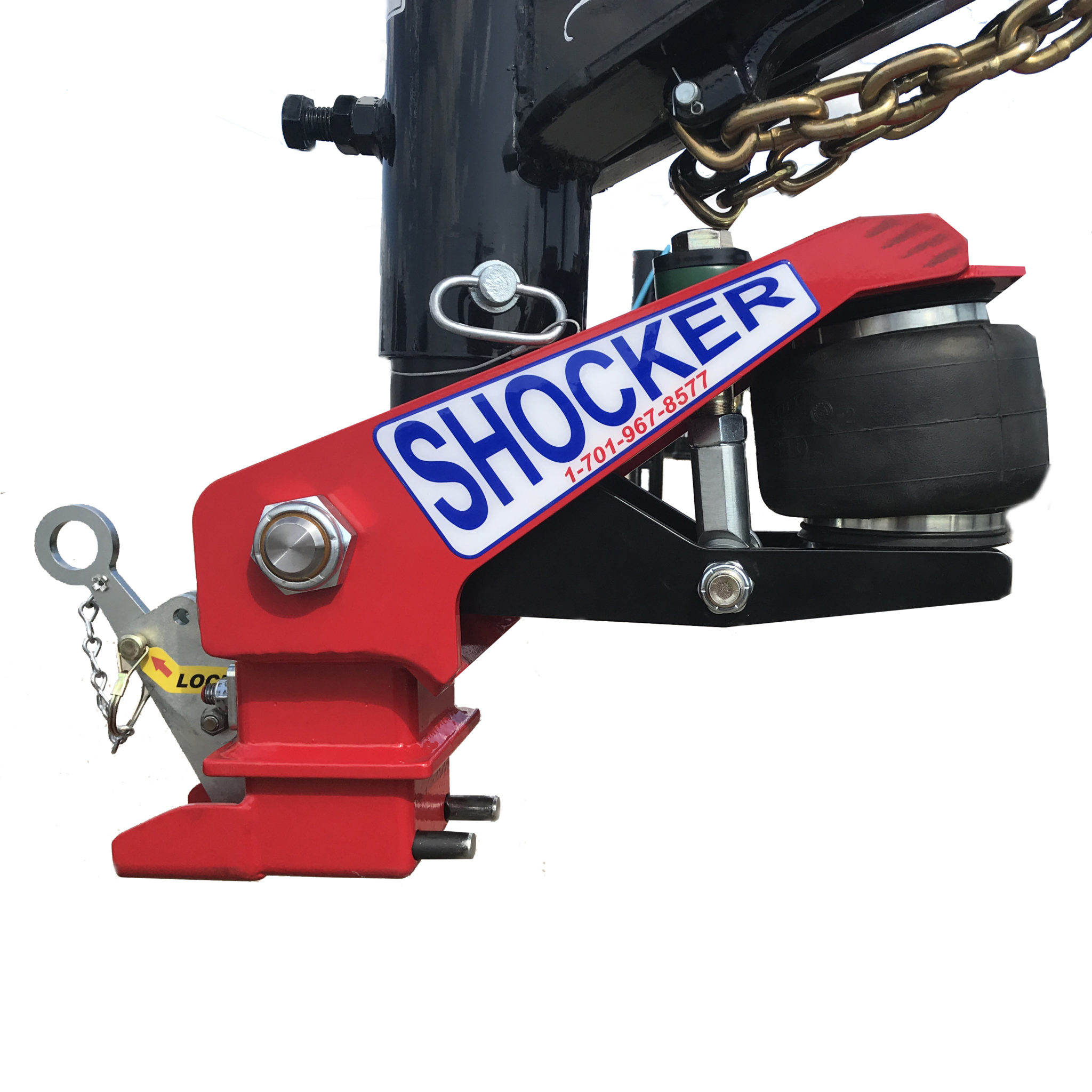 Shocker Gooseneck Air Hitch & Coupler for N&N Trailers
