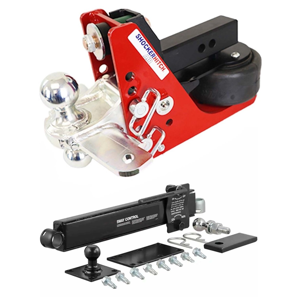 Shocker Air Hitch Combo Ball & Sway Control Towing Kit
