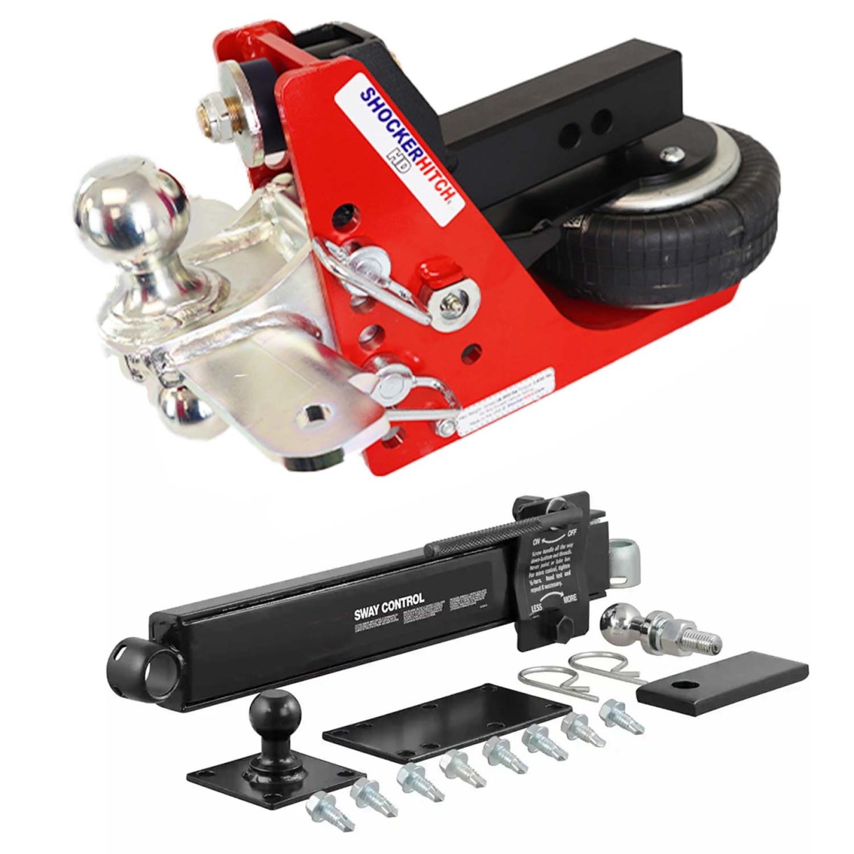 Shocker Air Hitch Combo Ball & Sway Control Towing Kit