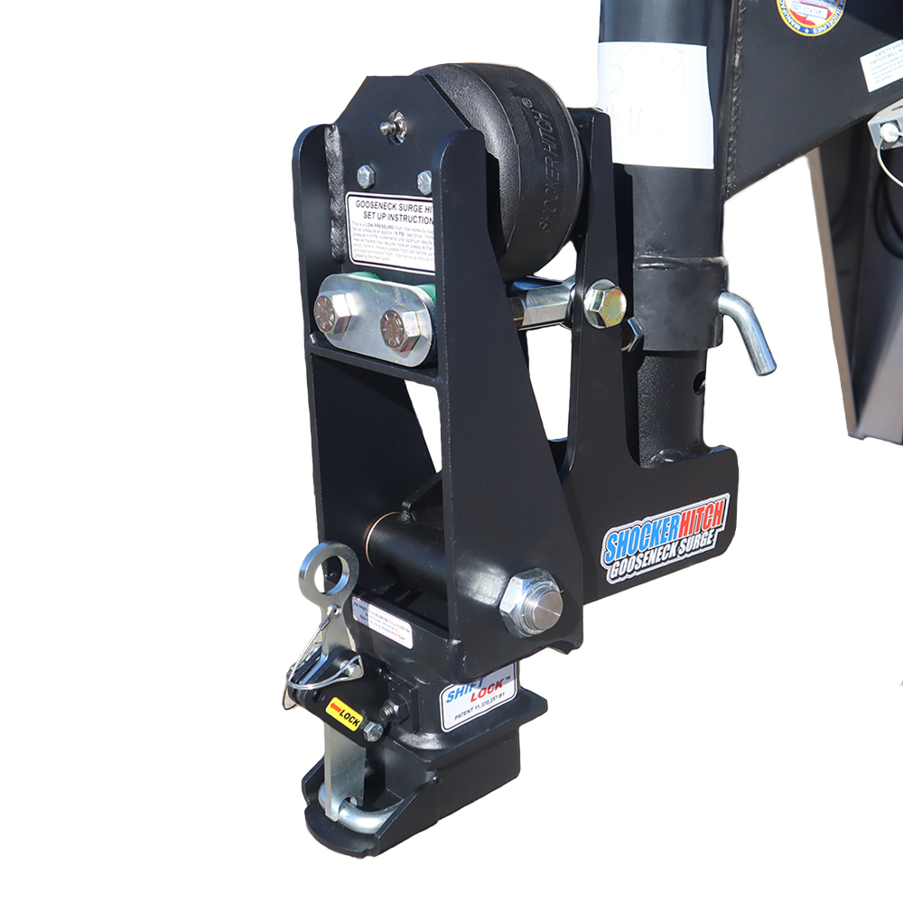Shocker Gooseneck Air Hitch & 9″ Extension Coupler for 2-5/16″ Ball