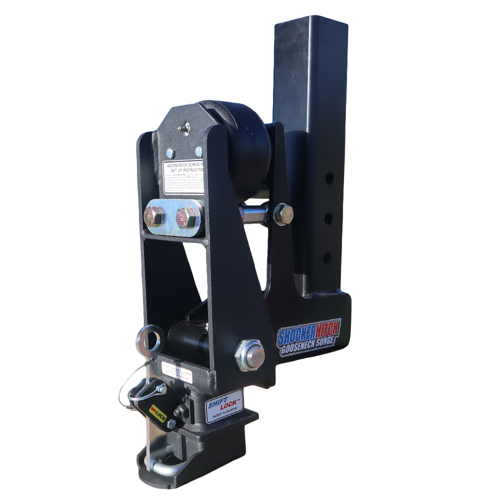 Shocker Gooseneck Air Hitch & 9″ Extension Coupler for 2-5/16″ Ball