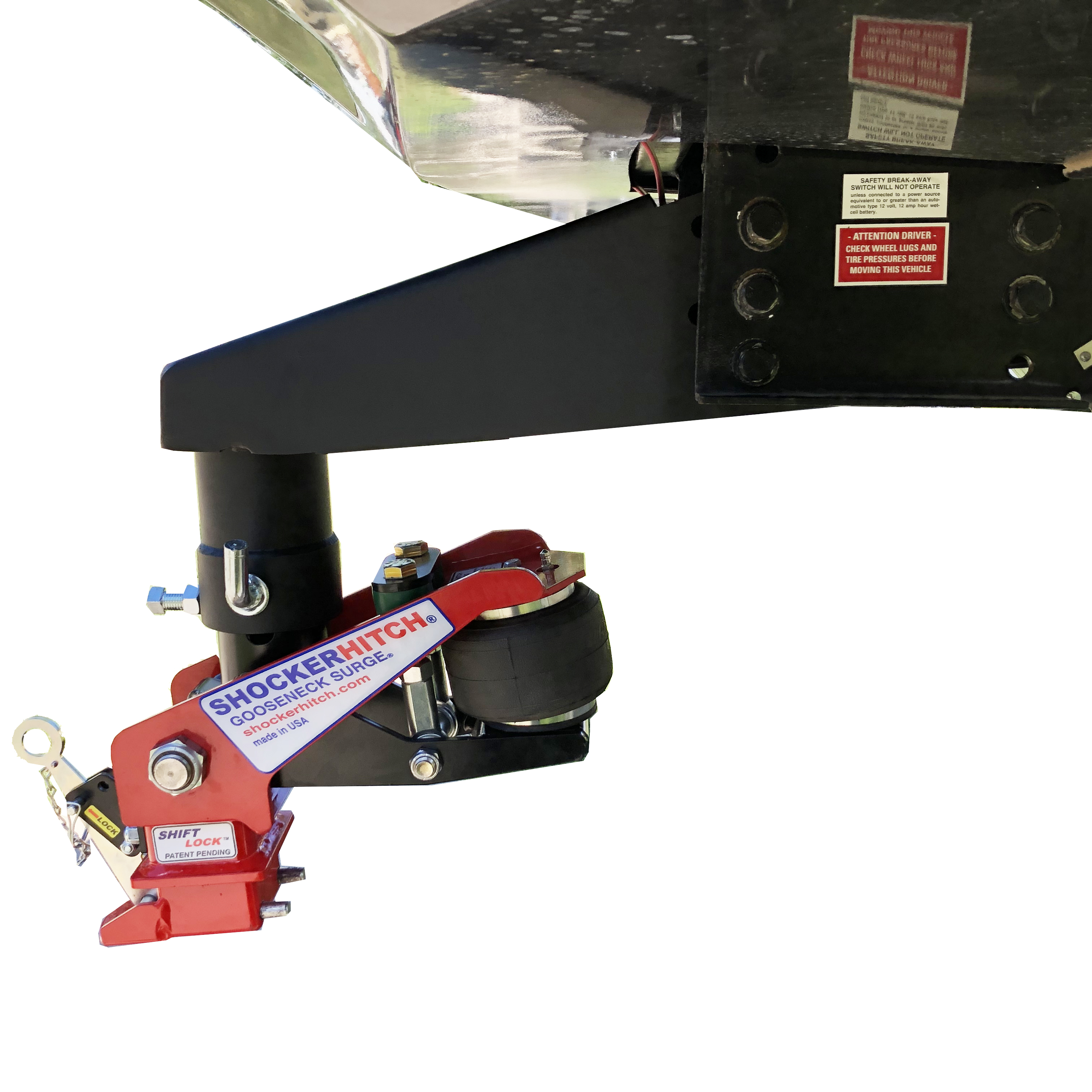 Shocker QuickAir 5th Wheel to Gooseneck Air Hitch & Coupler Conversion Kit