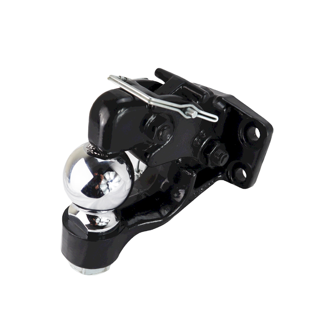 Shocker XR Adjustable Pintle & Ball Mount Combo Hitch – 6″ Drop to 6″ Rise