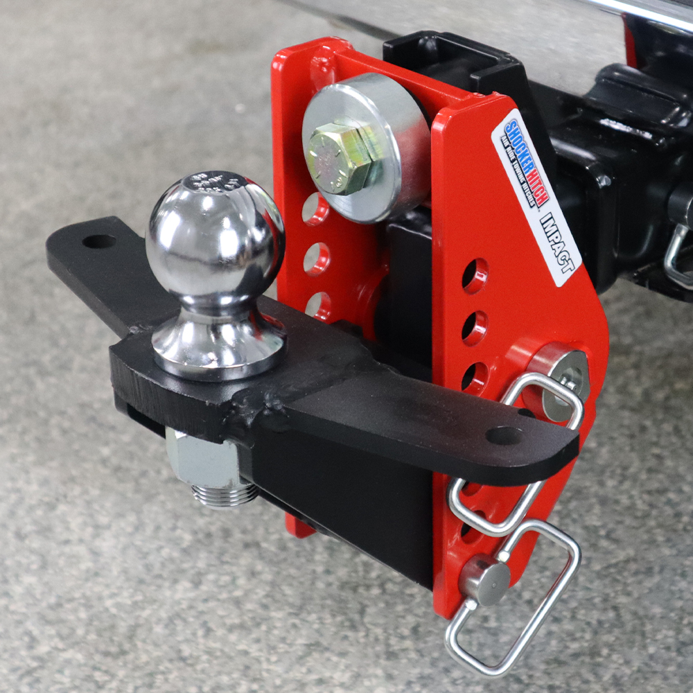 Shocker Impact Cushioned Sway Control Tab Raised Hitch – 5″ Rise to 3″ Drop