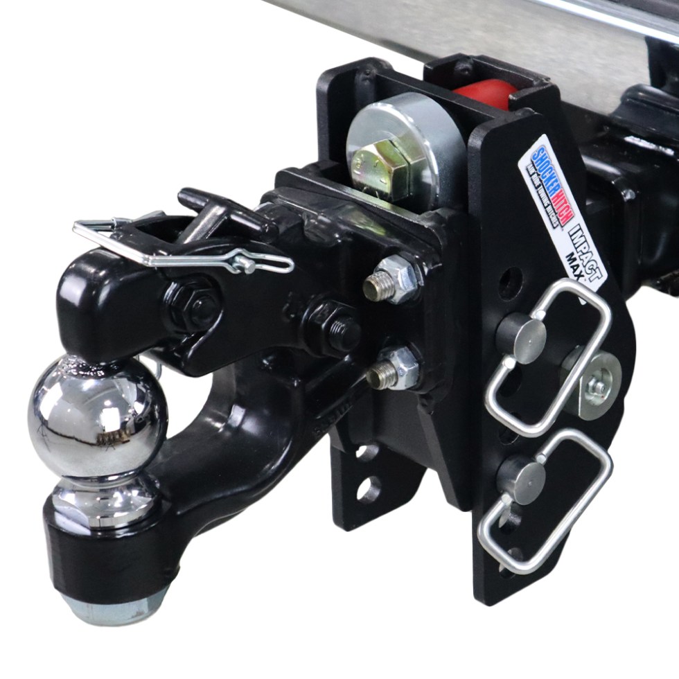 Shocker Impact Max Pintle & Ball Cushion Hitch 8-Ton
