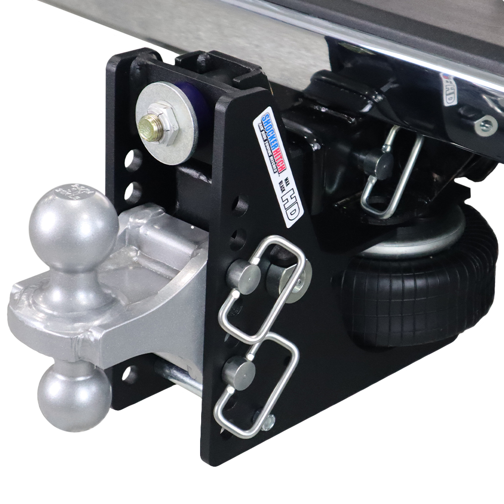 Shocker HD Max Black Air Hitch with Combo Ball