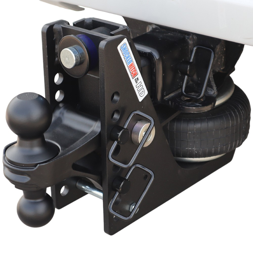Shocker HD Max Black Air Hitch with Combo Ball - 20,000 lbs