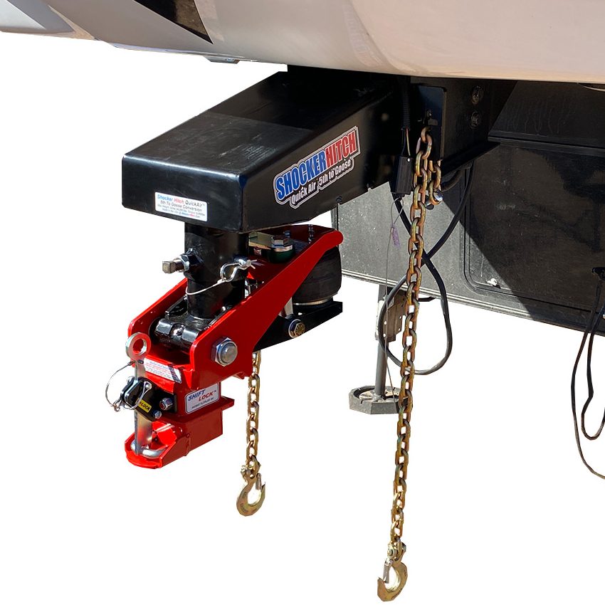 Shocker Quick Air 5th Wheel to Gooseneck Air Hitch & Shift Lock Coupler ...