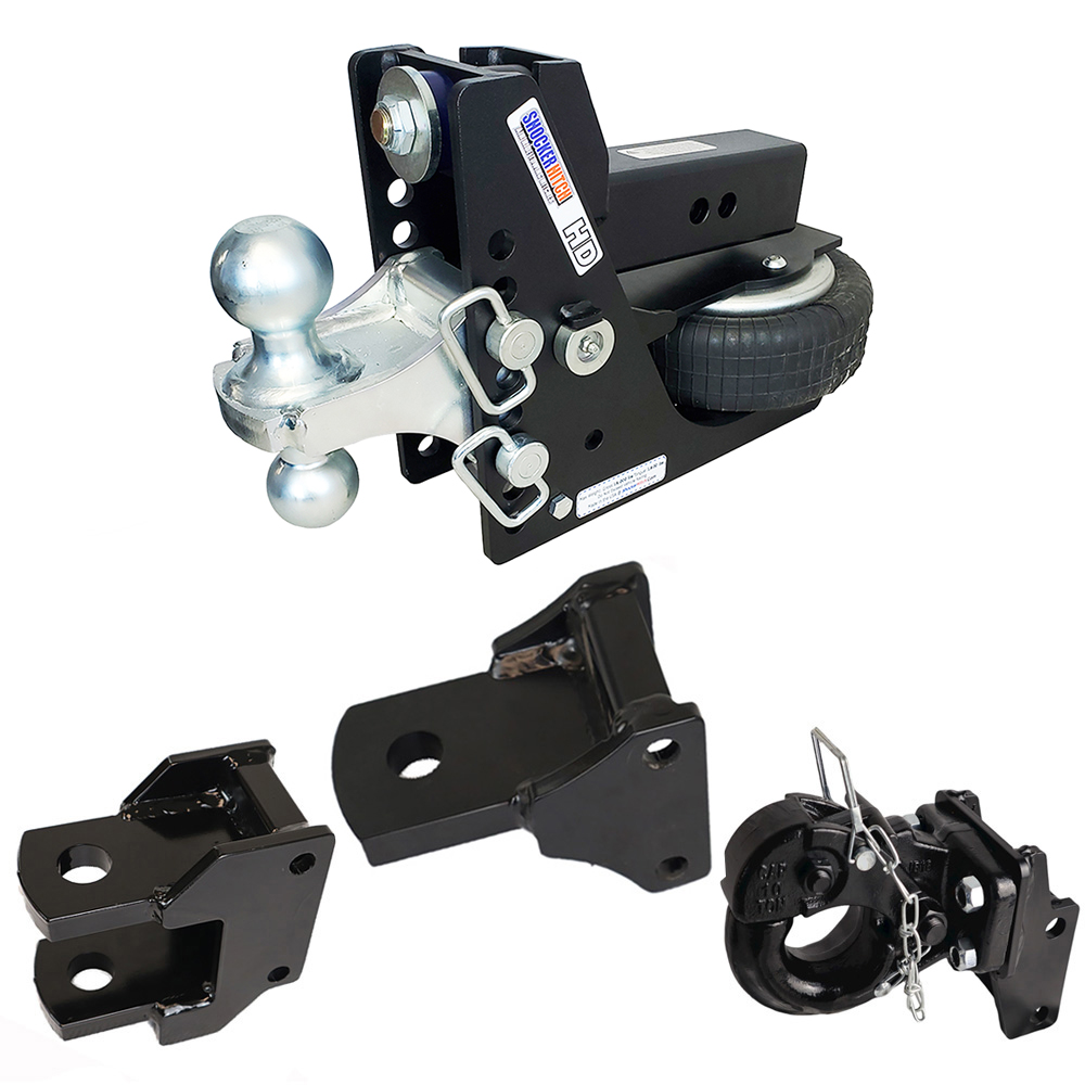 Shocker Max Black HD Air Hitch Farm Mount Towing Kit