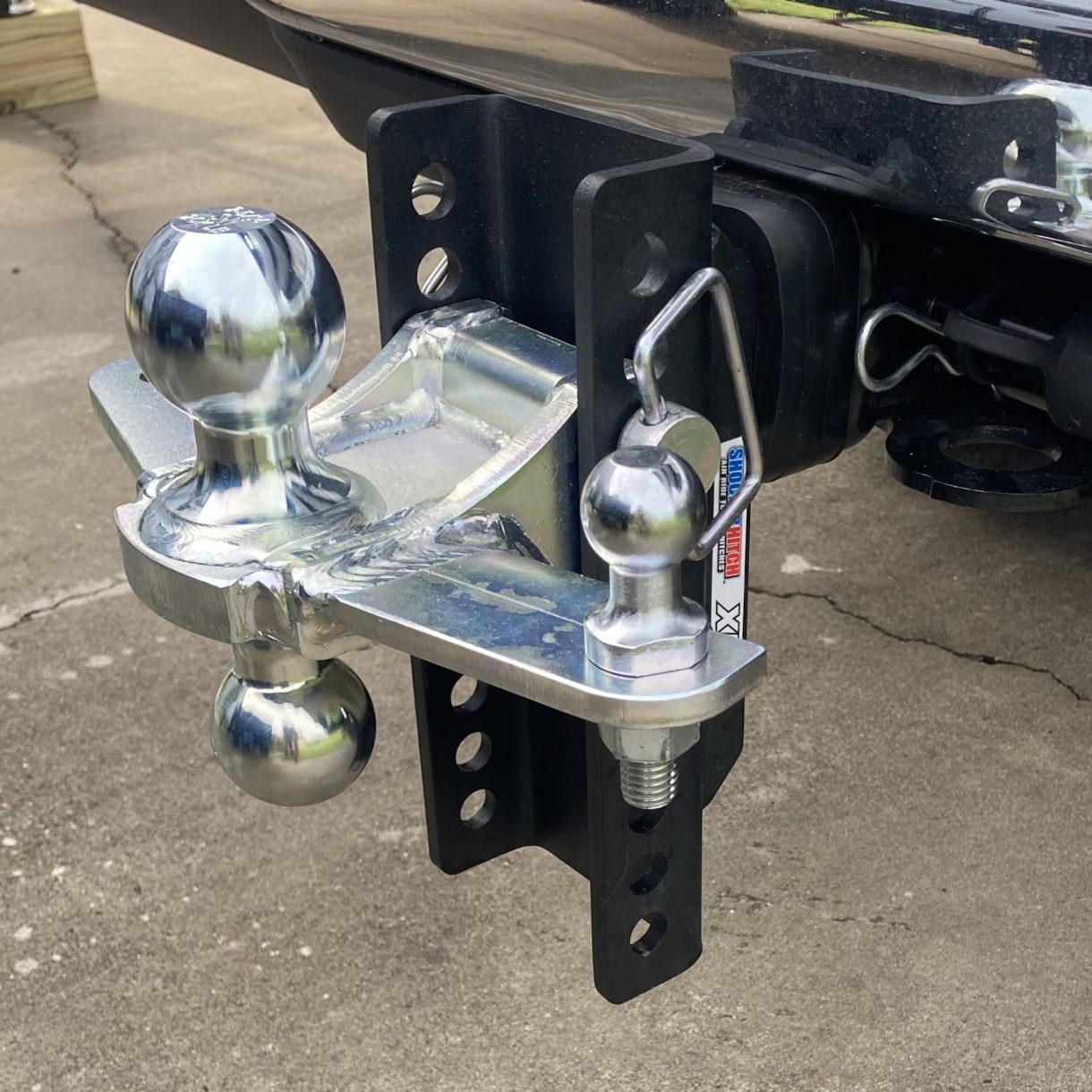 Shocker XR Adjustable Hitch Combo Ball & Sway Control Towing Kit