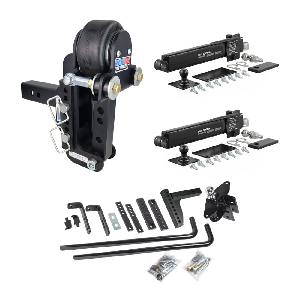 Shocker Air Equalizer & Weight Distribution Hitch with Sway Control Arm Kit