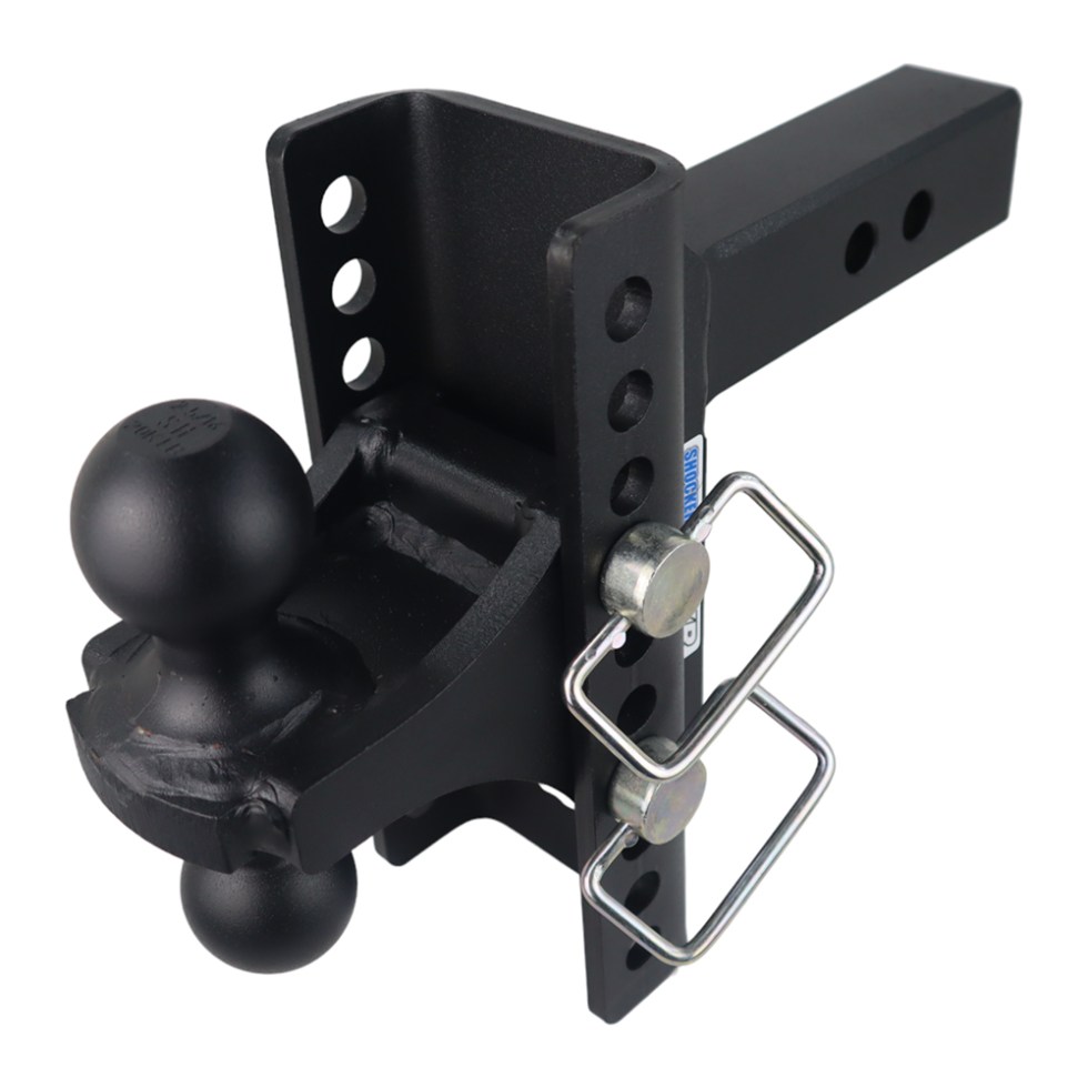 Shocker 12K Max Black Air Hitch with Combo Ball Mount (2″ & 2-5/16″ Balls)