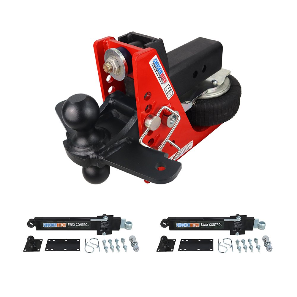 Shocker HD 20K Combo Air Hitch & Sway Control Towing Kit