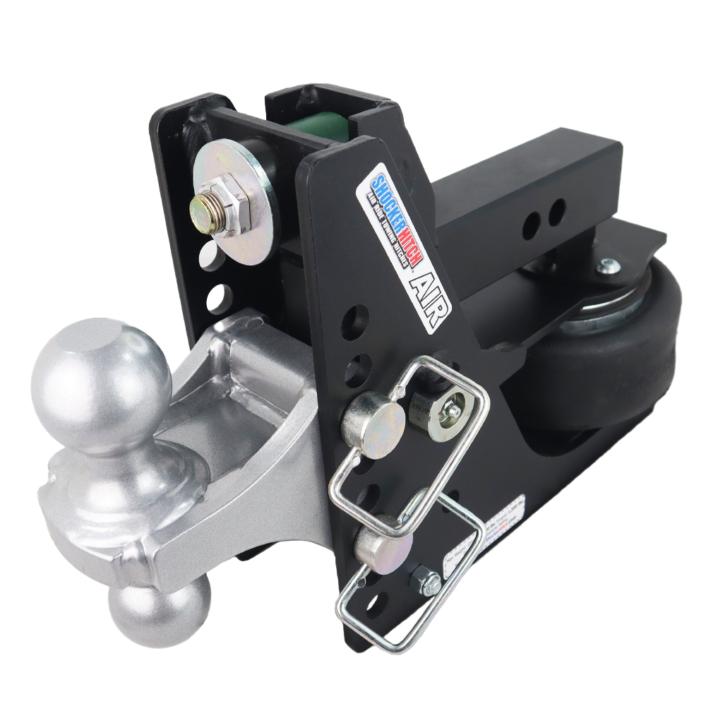 Shocker 12K Max Black Air Hitch with Combo Ball Mount (2″ & 2-5/16″ Balls)