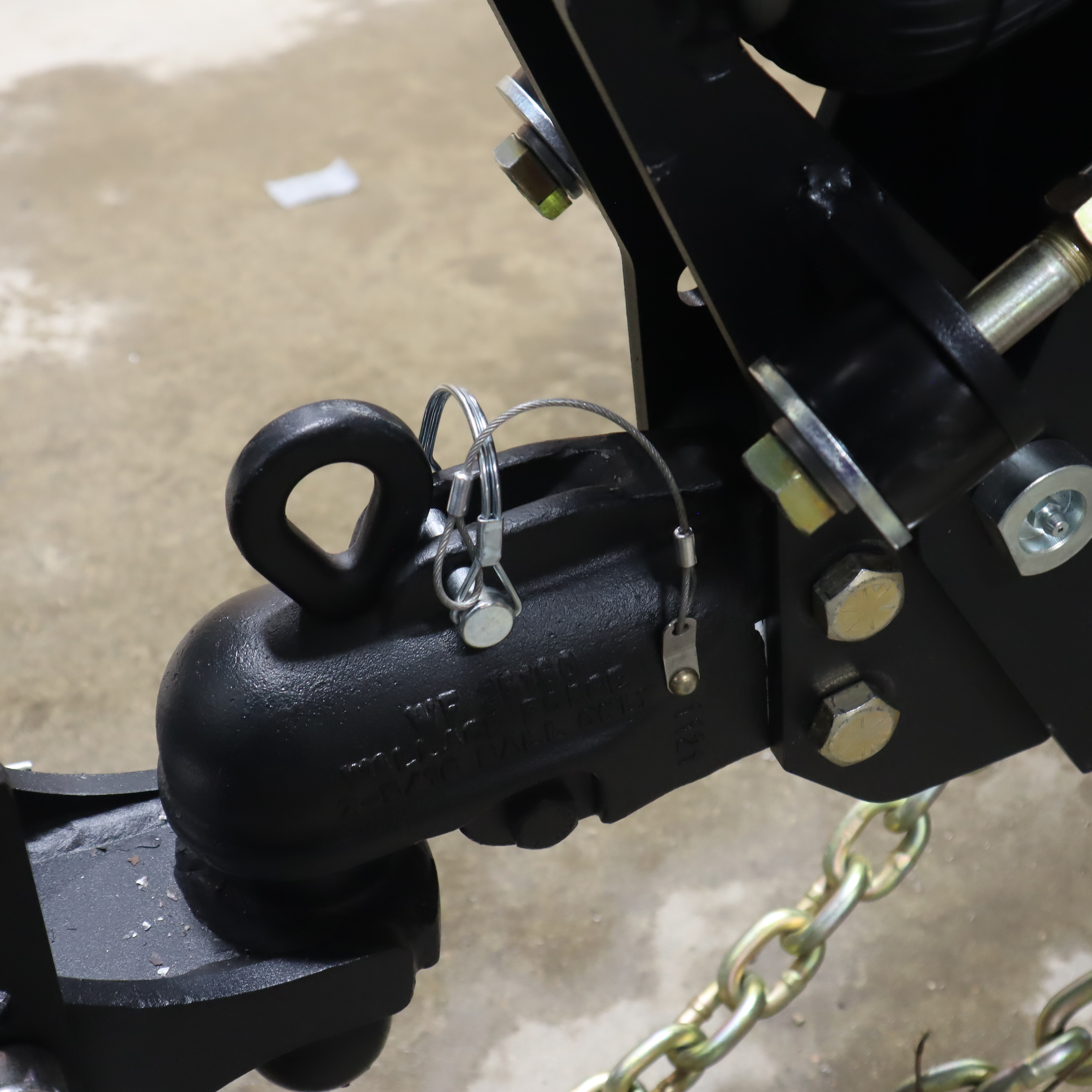 Wallace Trailer Coupler for 2-5/16" Ball - Channel Mount