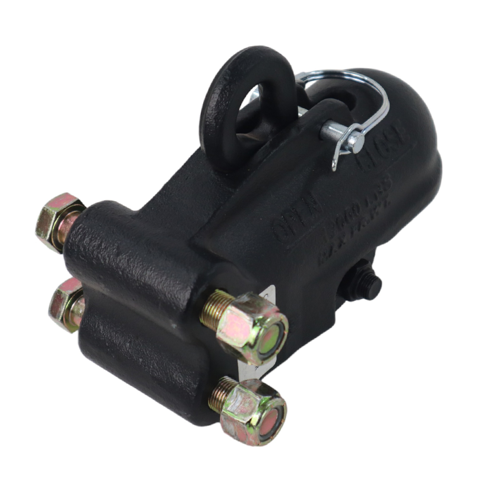 Wallace Trailer Coupler for 2" Ball - Channel Mount