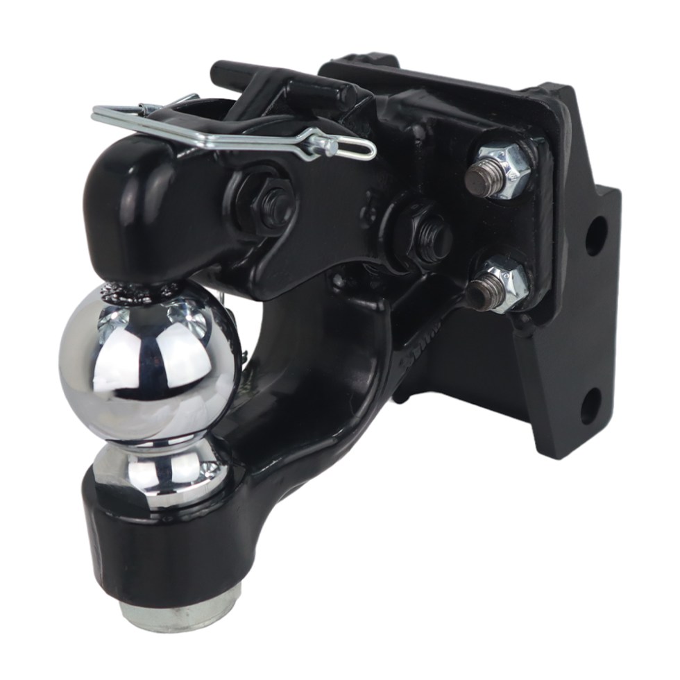 Shocker Streamline 10K Aluminum Air Pintle Hook with Ball Combo Hitch