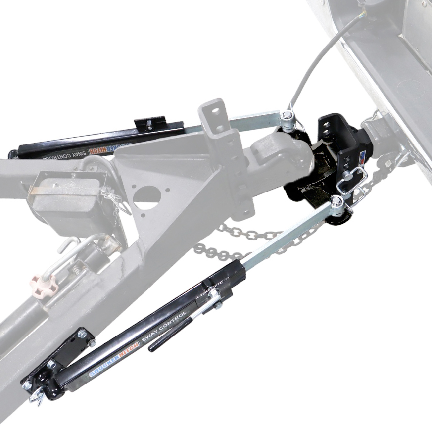 XR Adjustable Hitch Black Combo Ball & Sway Control Tow Kit