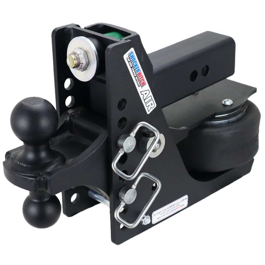 Shocker 12K Max Black Air Hitch with Combo Ball Mount (2″ & 2-5/16″ Balls)