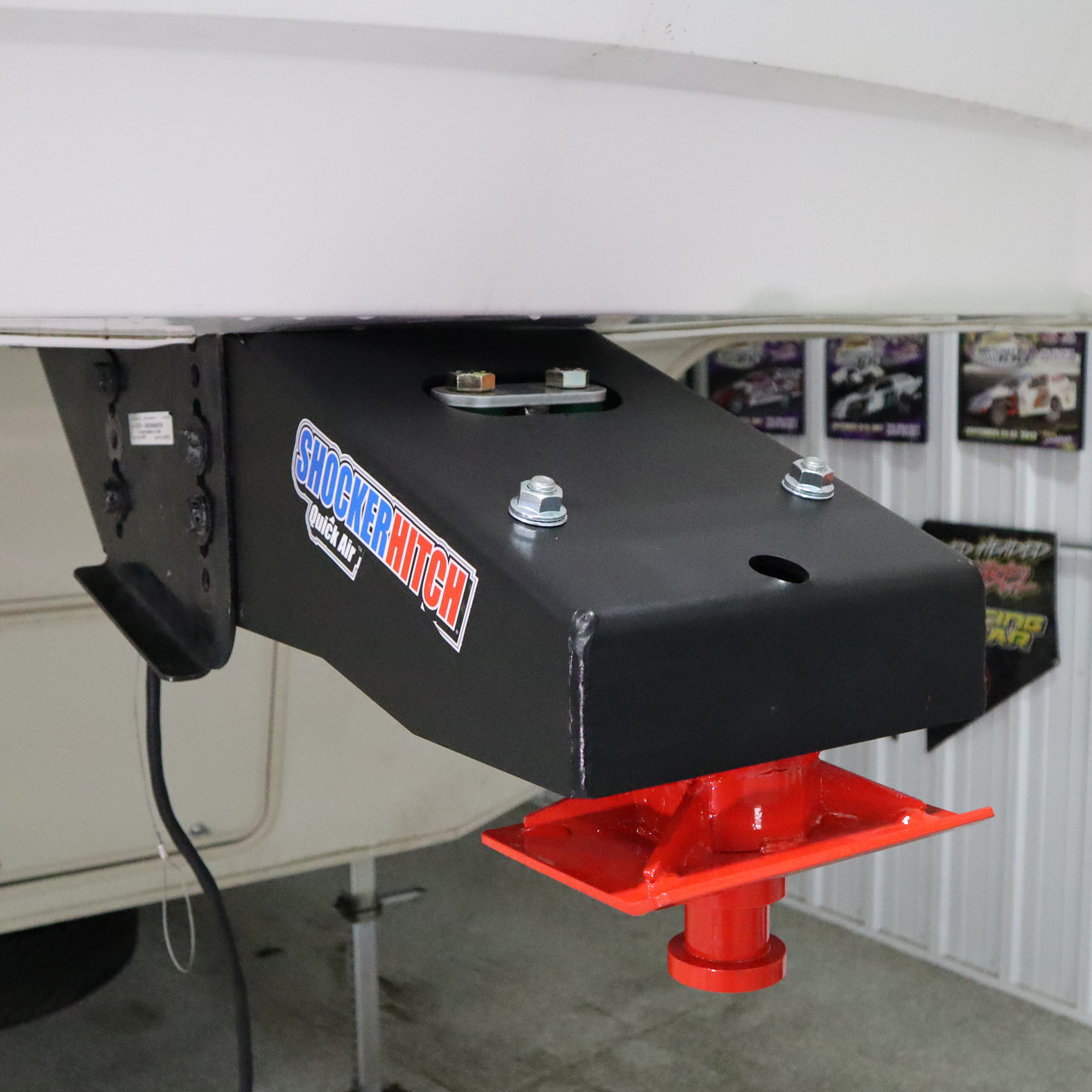 Shocker Quick Air Ride 5th Wheel Pin Box with Kingpin