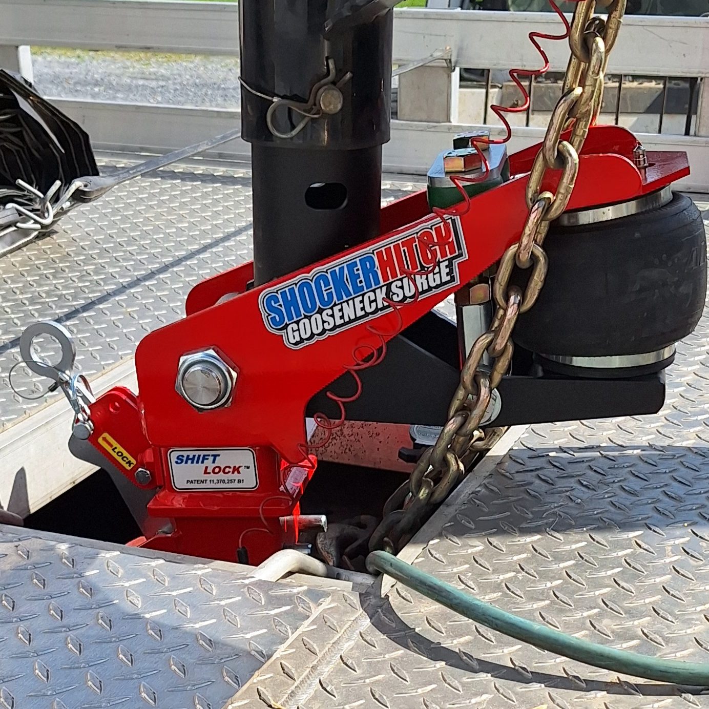 Shocker Gooseneck Air Hitch for PJ Trailer