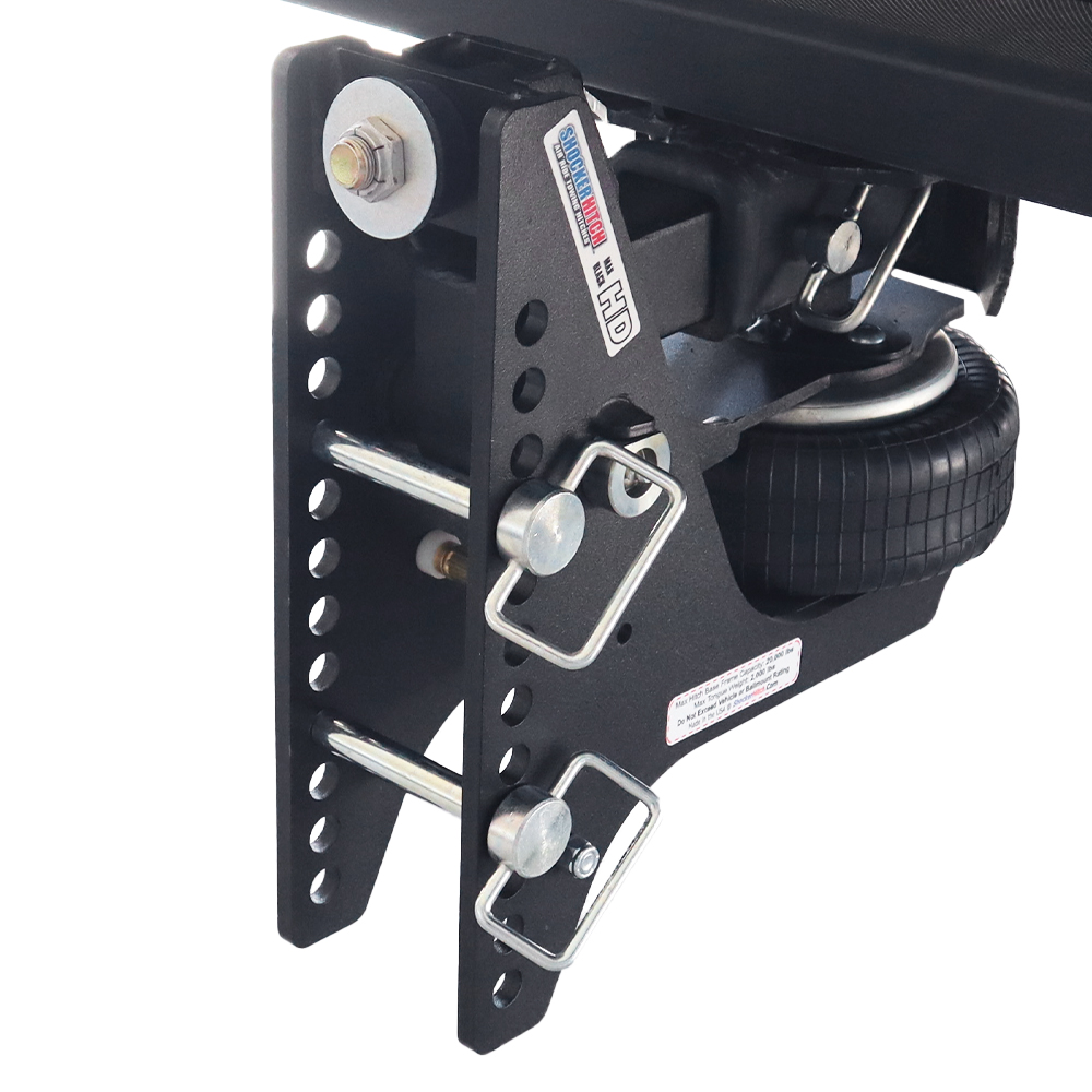 Shocker HD Max Black Super Drop Air Hitch with Drawbar