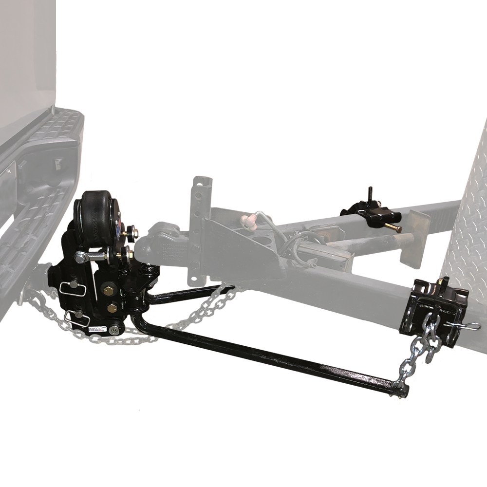 Shocker Air Equalizer & Chain Style Round Bar WD Hitch