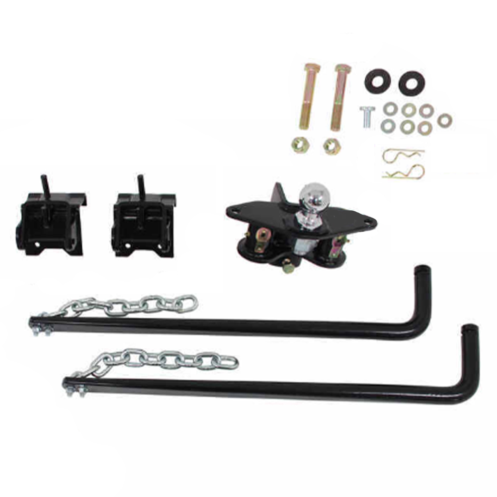 Shocker Air Equalizer & Chain Style WD Hitch with Sway Control Arm Kit
