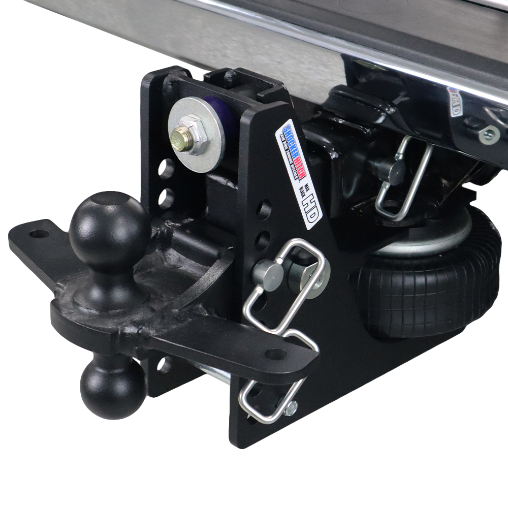 Shocker HD Max Black Air Hitch Black Combo Ball & Sway Control Towing Kit