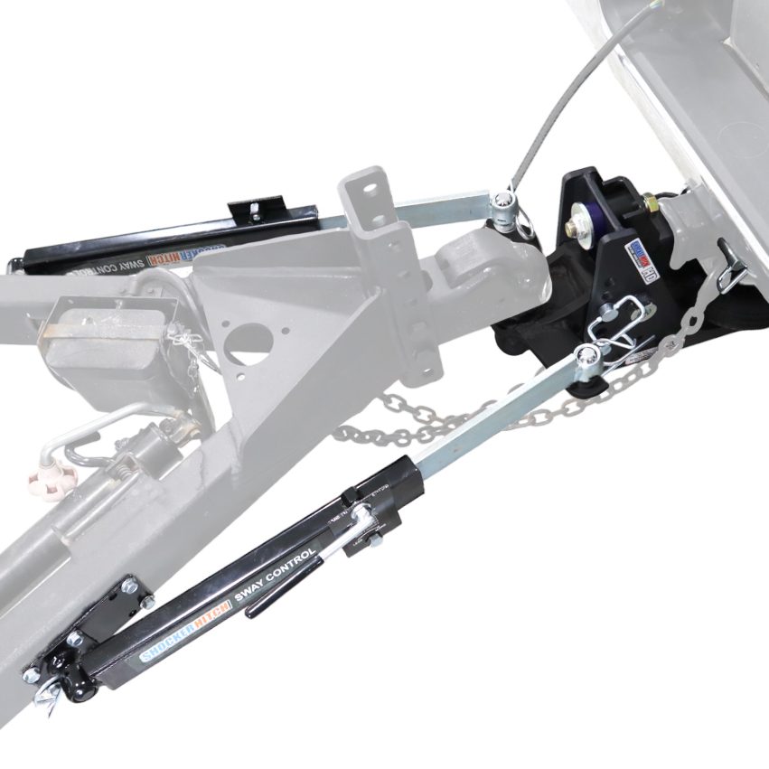 Shocker HD Max Black Air Hitch Black Combo Ball & Sway Control Towing Kit
