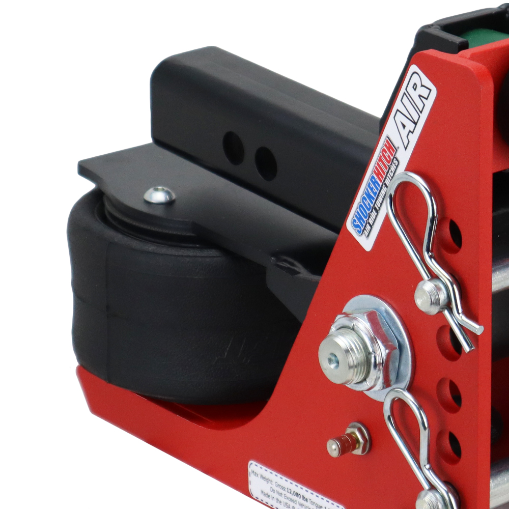 Original Shocker 14K Air Hitch with Combo Ball Mount – 7 Hole Frame