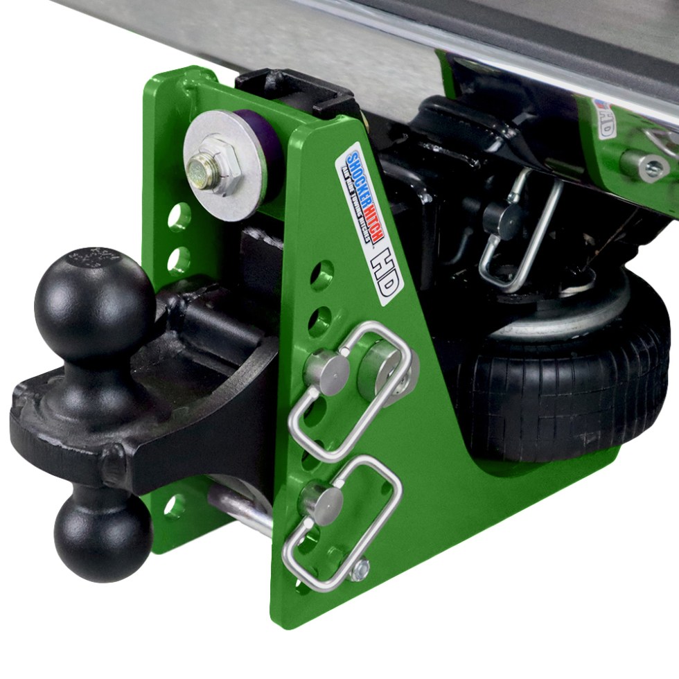 Shocker 20K HD Mean Green Air Ride Hitch - Ordering Options