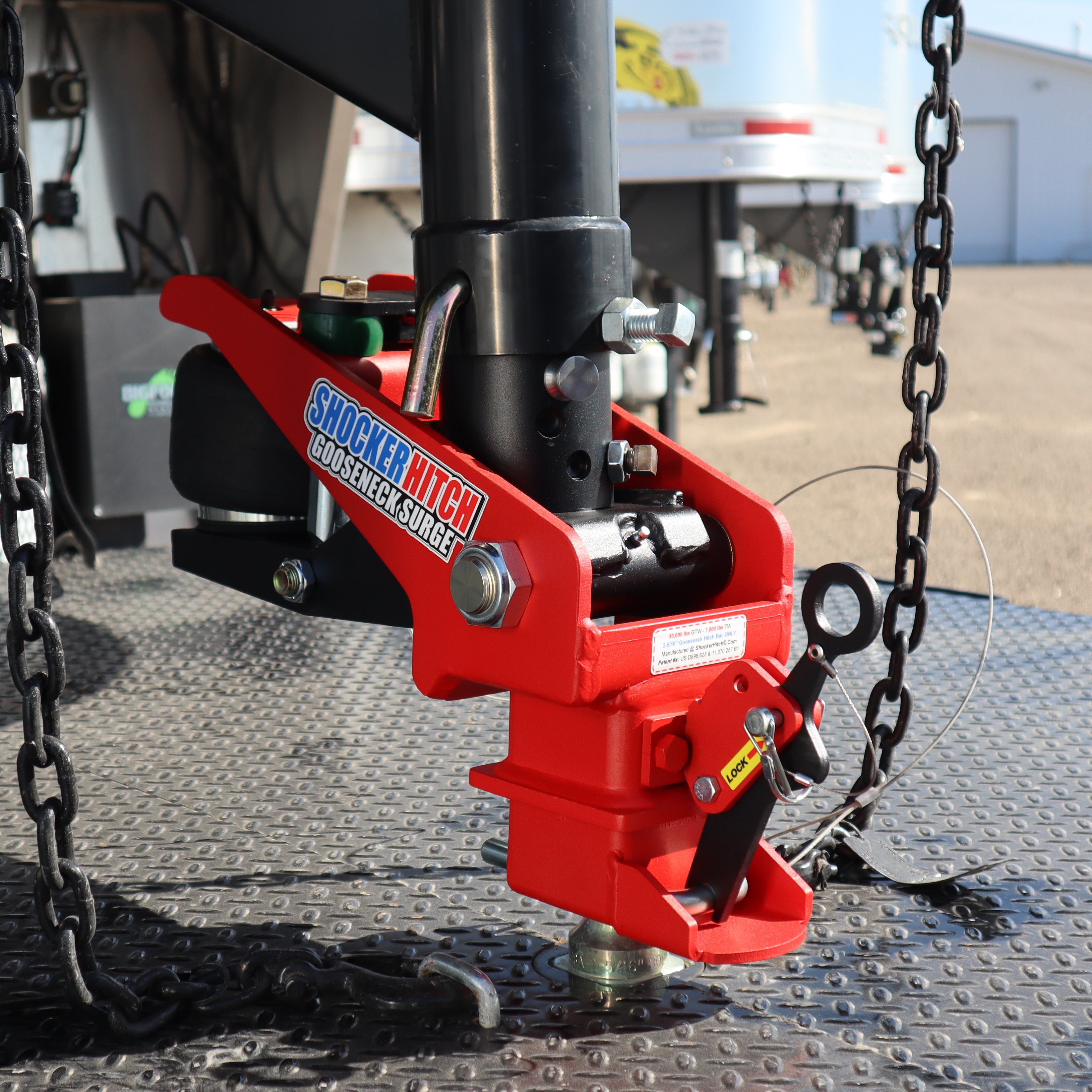 Shocker Gooseneck Air Hitch for Intech Trailers