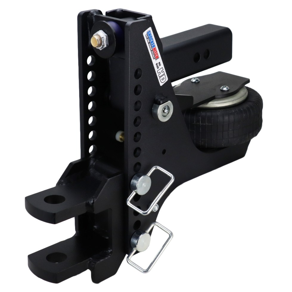 Shocker HD Max Black Super Drop Air Clevis Hitch