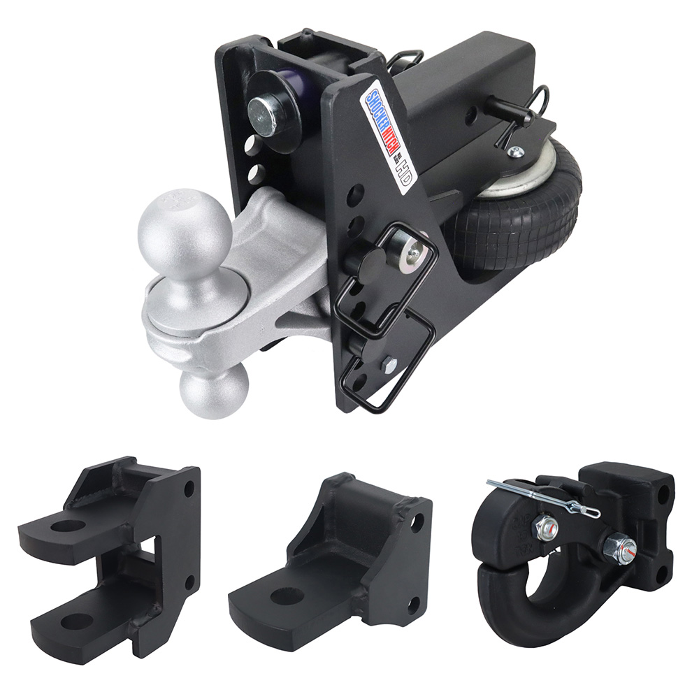 Shocker HD Max Black Air Hitch Farm Mount Towing Kit