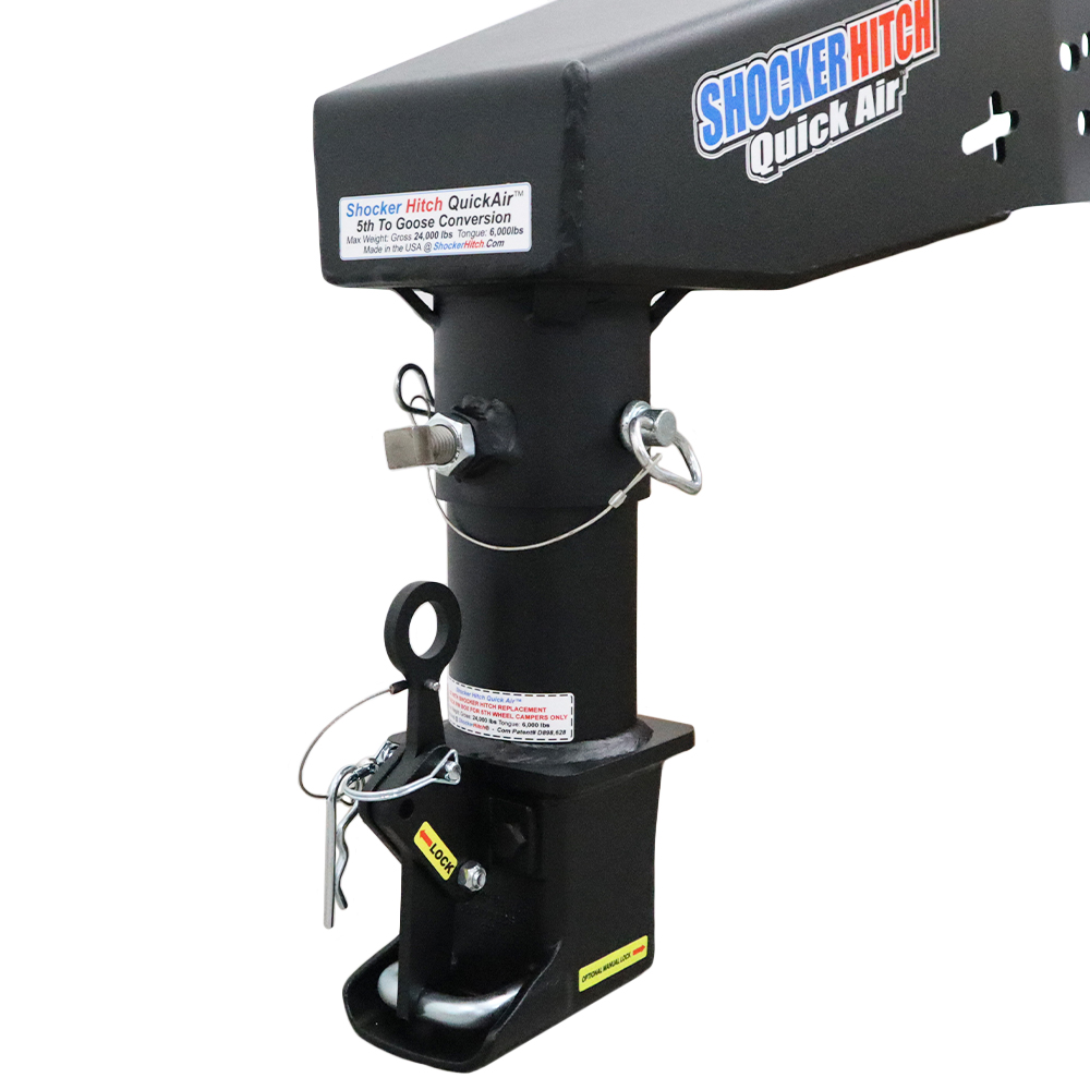 Shocker 5th Wheel to Gooseneck & Shift Lock Coupler Conversion Kit
