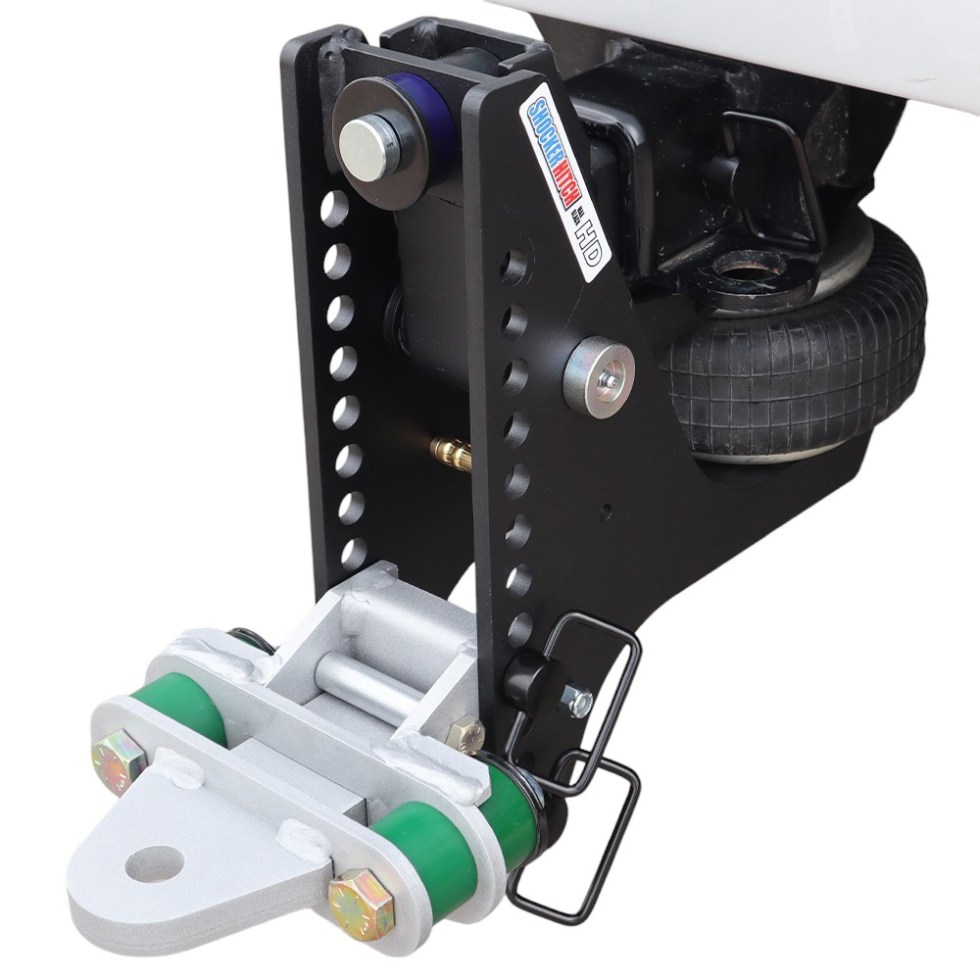 Shocker HD Max Black Super Drop Air Hitch & Cushioned Drawbar