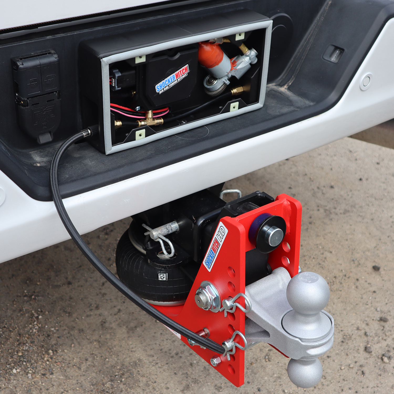 Shocker Auto Air Compressor Kit – License Plate Mount