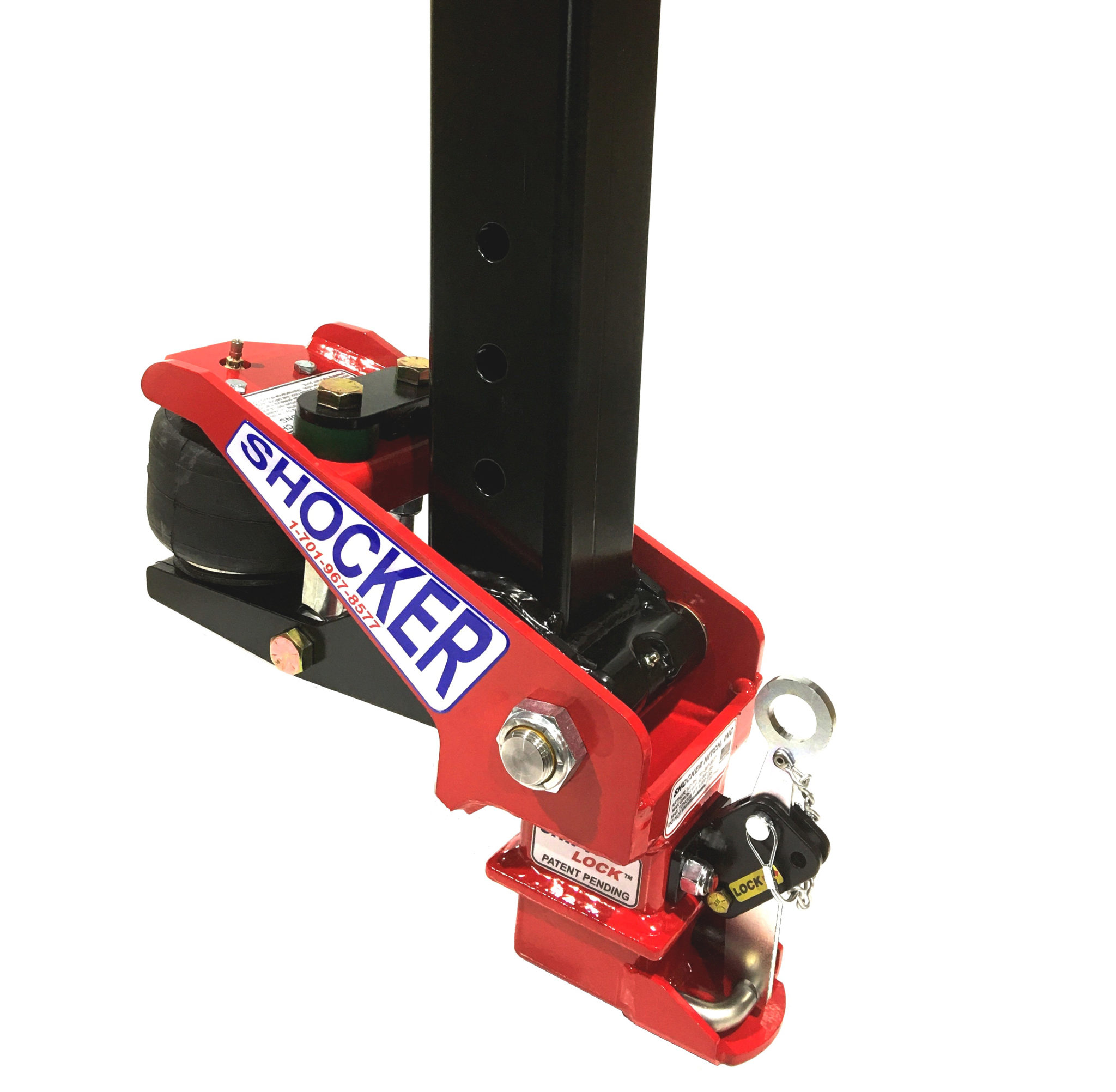 Shocker Gooseneck Air Hitch & Coupler for PJ Trailer