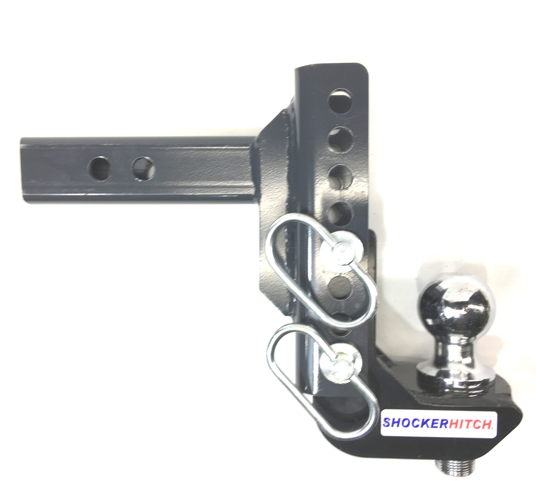 Shocker XR Adjustable Drop Ball Mount – Up to 9″ of Drop 12,000 lbs