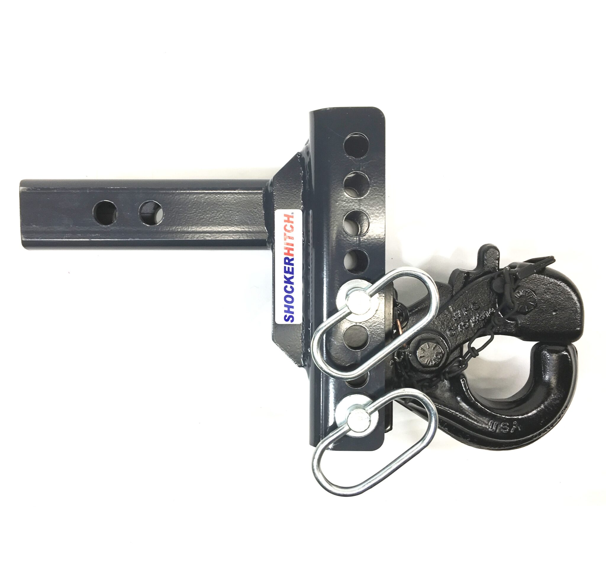 Refurbished Shocker XR Pintle Hook Drop Ball Mount 2-1/2″ Rise to 6-1/2 ...