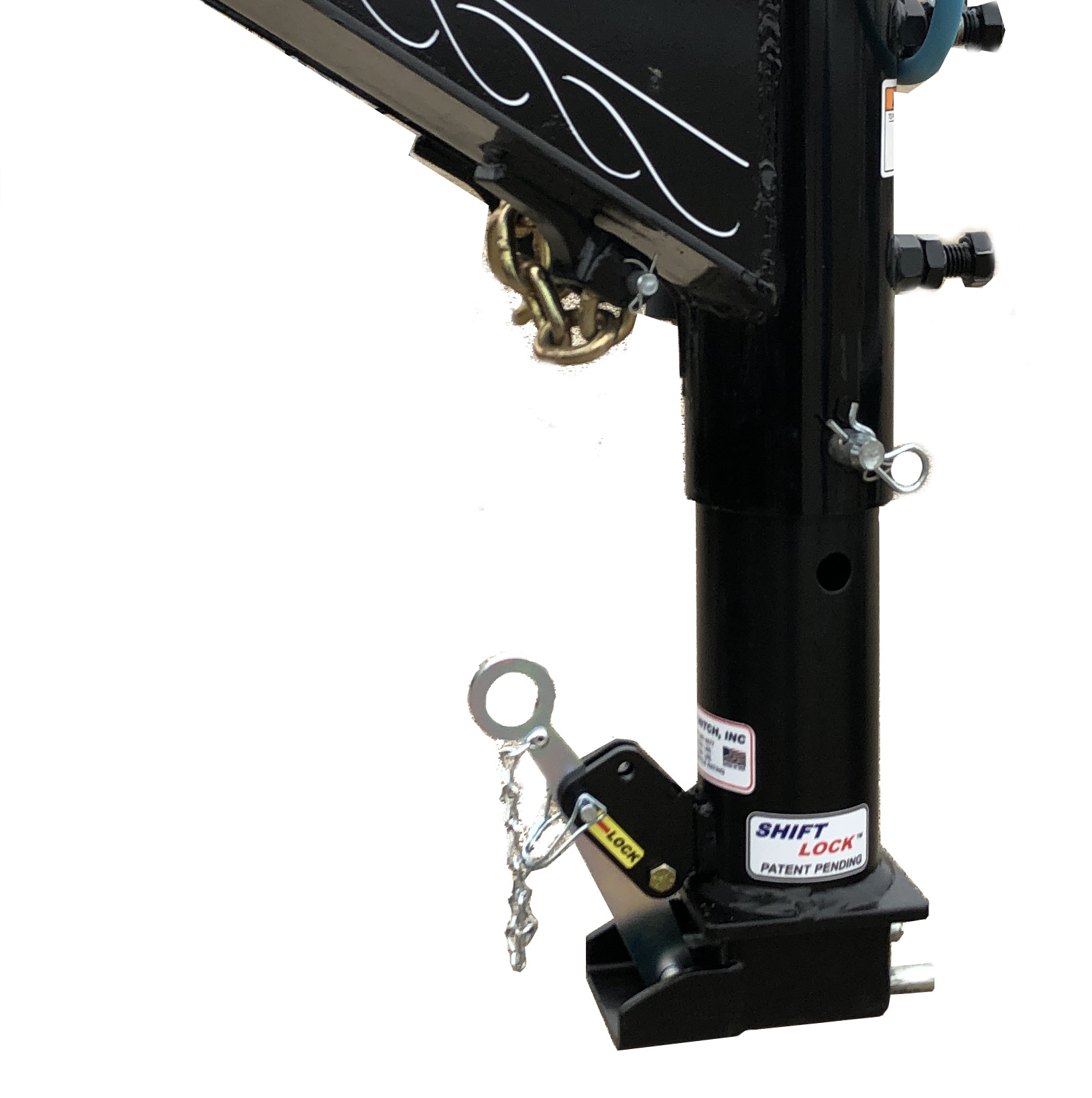 Shocker Shift Lock 40K Gooseneck Stem & Coupler for 3″ Ball