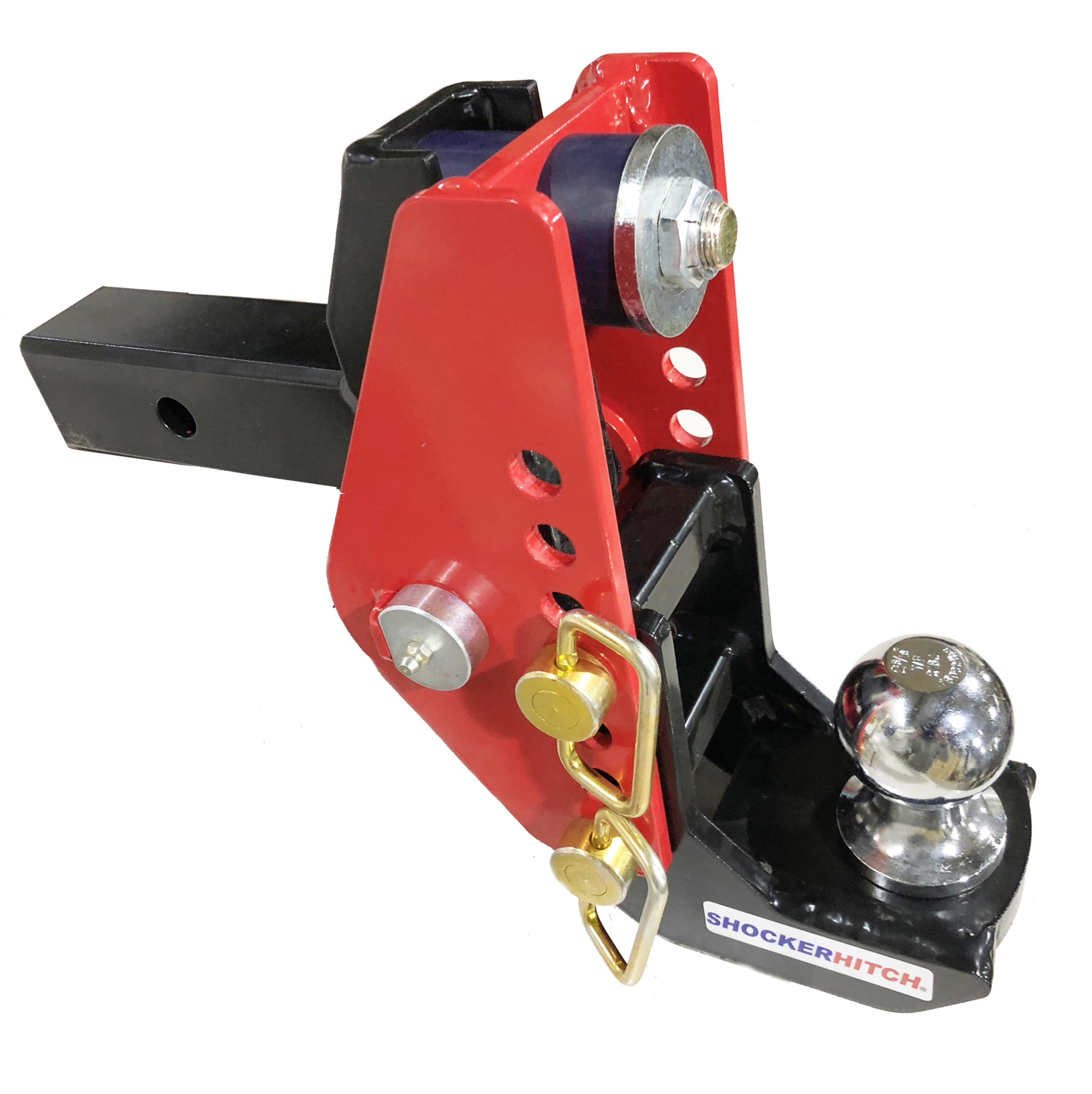 Shocker XR Adjustable Drop Ball Mount - 7-1/2" of Drop | Shocker Hitch®